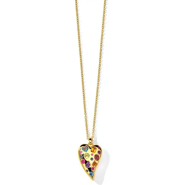Ippolita Rock Candy Valentina Crystal Heart Pendant Necklace - Gold