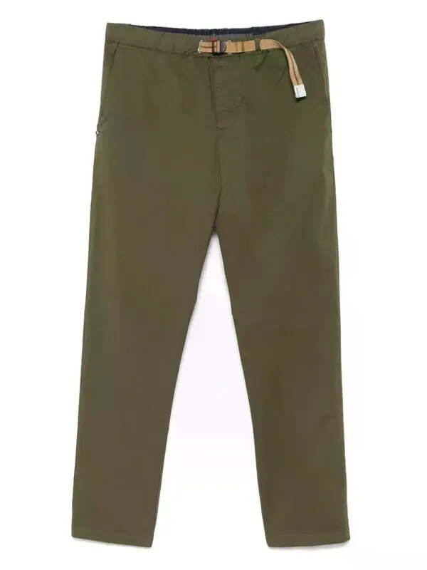WHITE SAND Tapered Trousers - Green