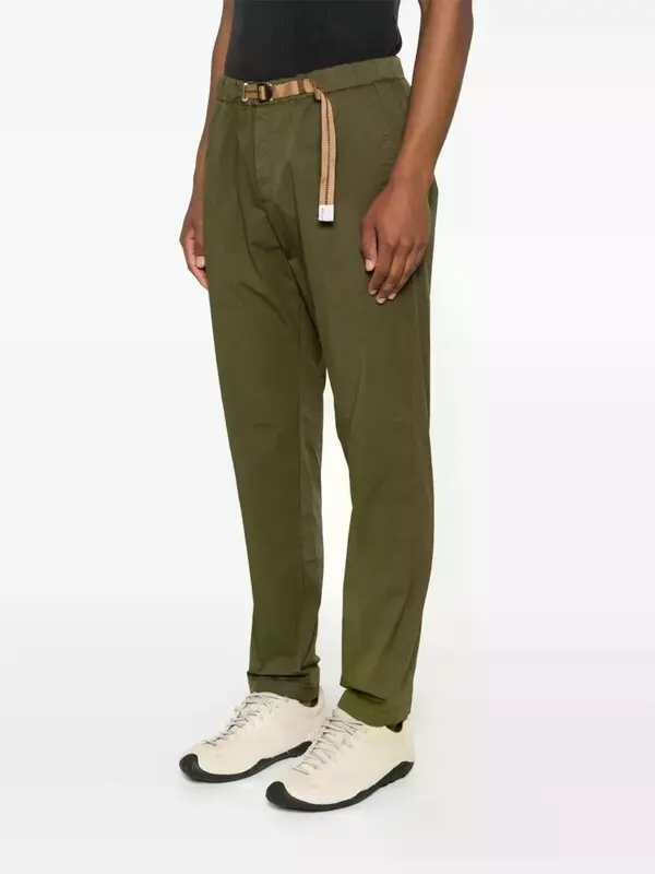 WHITE SAND Tapered Trousers - Green