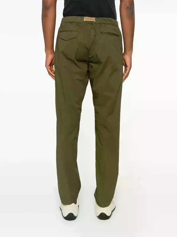 WHITE SAND Tapered Trousers - Green