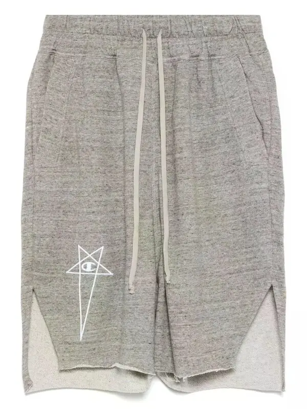 Rick Owens Beveled Pods Shorts - Grey