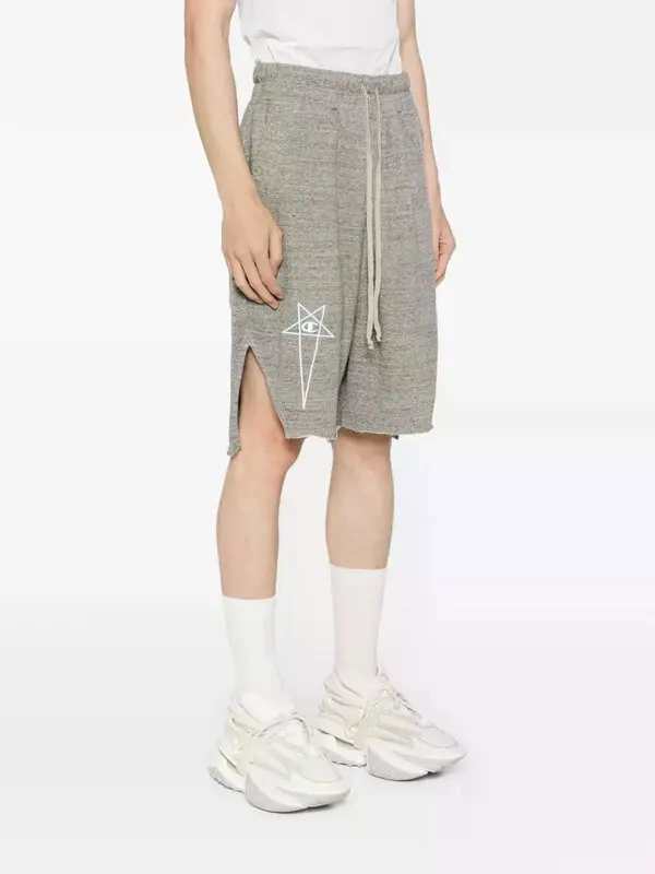 Rick Owens Beveled Pods Shorts - Grey
