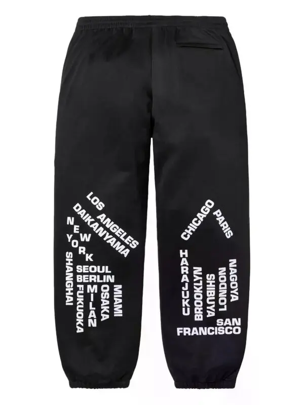 supreme side logo track pants Supreme Side Logo Track Pant Black