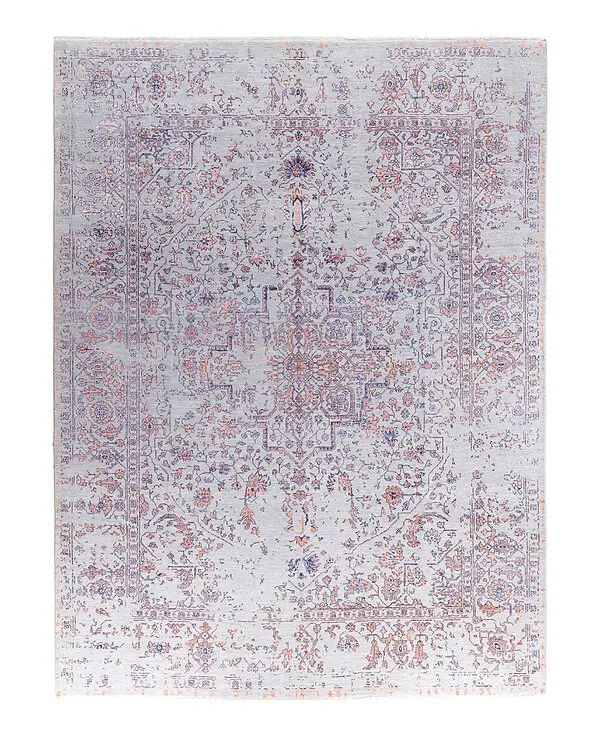 Bloomingdale'S Indian Oak M7803 Area Rug, 9' X 11'10 - Gray