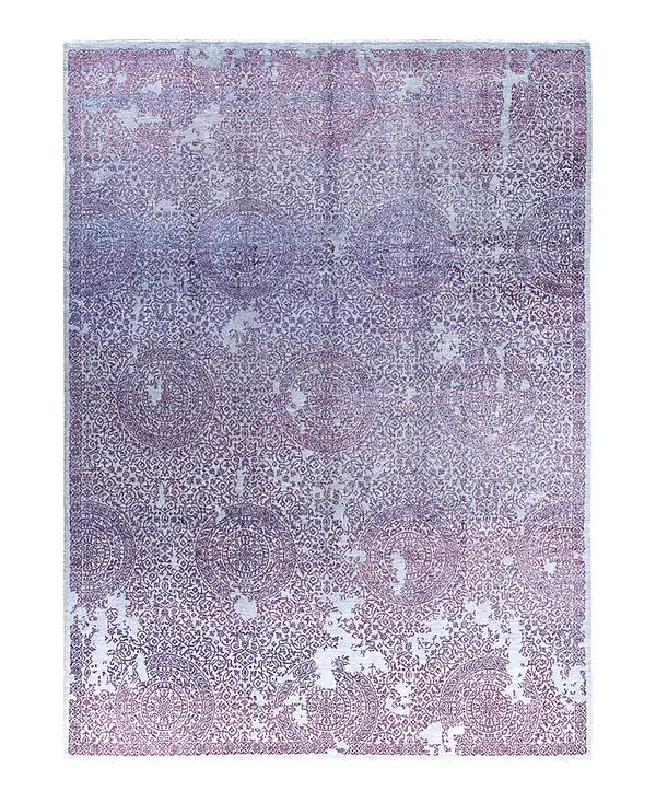 Bloomingdale'S Indian Oak M7662 Area Rug, 9' X 12'4 - Gray