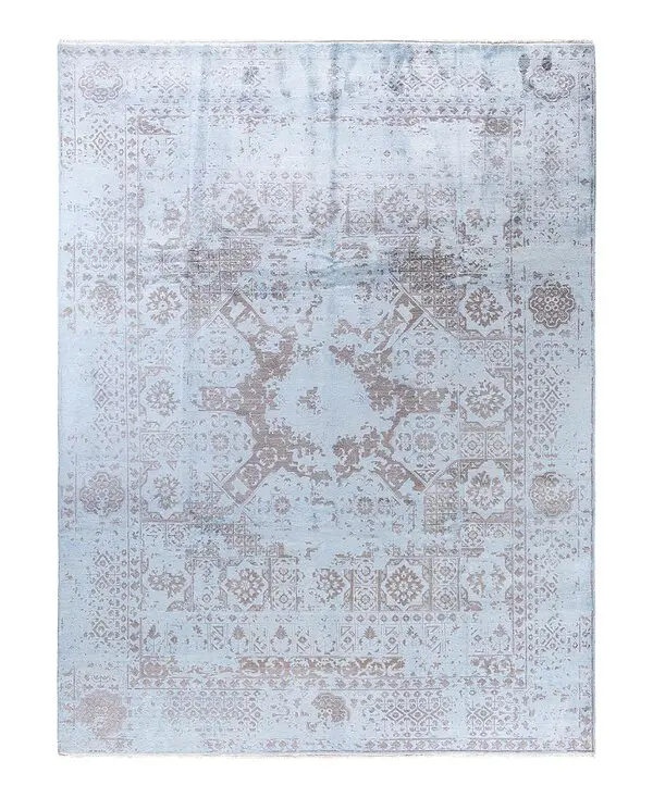 Bloomingdale'S Indian Oak M7124 Area Rug, 9'1 X 12'2 - Blue
