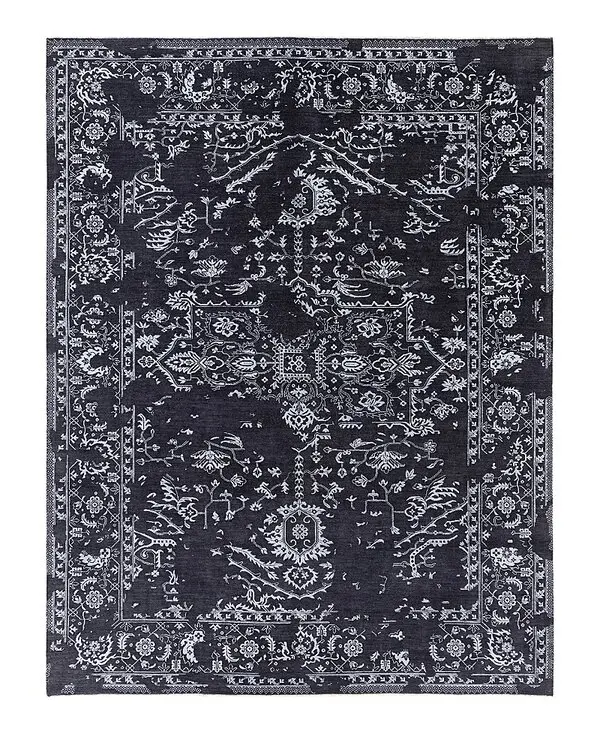 Bloomingdale'S Indian Oak M7496 Area Rug, 9' X 11'9 - Black
