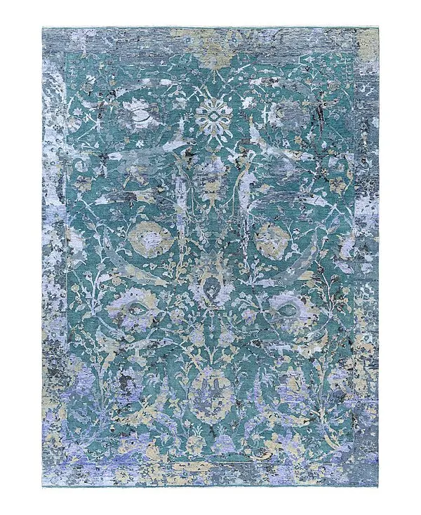 Bloomingdale'S Indian Oak M7473 Area Rug, 9'1 X 12'4 - Green
