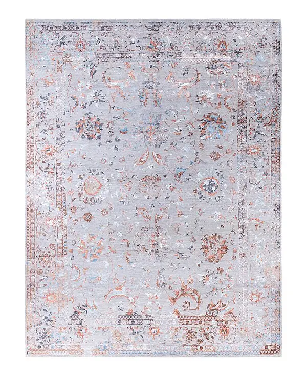 Bloomingdale'S Indian Oak M7896 Area Rug, 9'2 X 12'1 - Gray