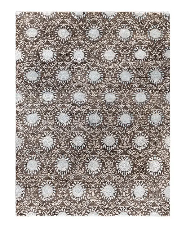 Bloomingdale'S Indian Oak M6568 Area Rug, 9'1 X 11'10 - Brown