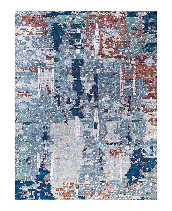 Bloomingdale'S Indian Oak M7302 Area Rug, 9'2 X 12'2 - Gray