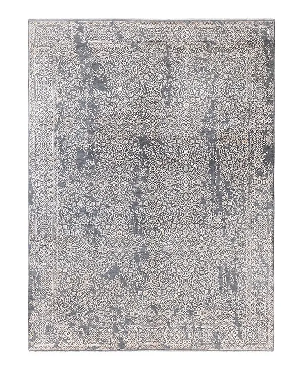 Bloomingdale'S Indian Oak M7763 Area Rug, 9'1 X 12'3 - Gray
