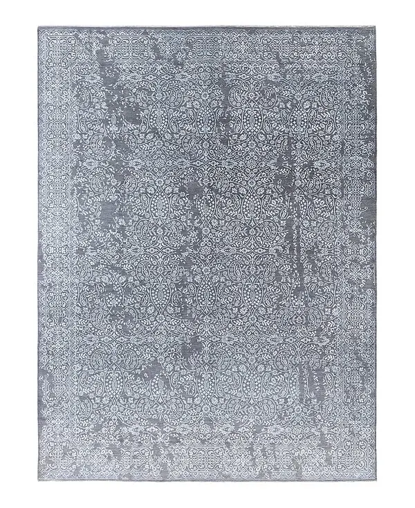 Bloomingdale'S Indian Oak M7754 Area Rug, 9' X 12'1 - Gray