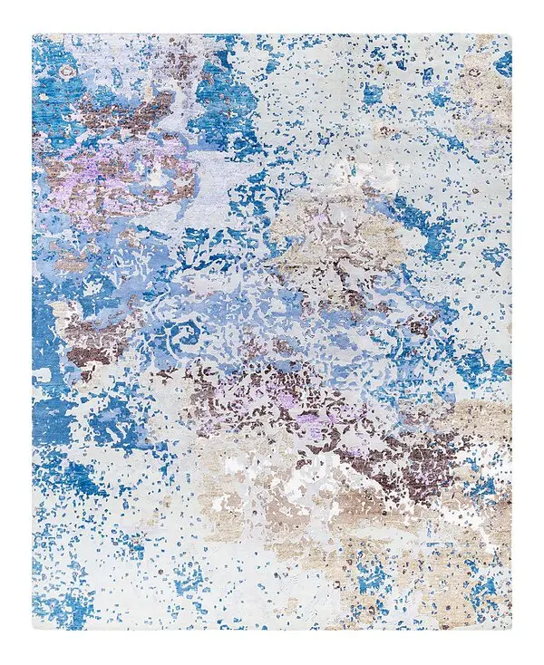 Bloomingdale'S Indo Modern M7381 Area Rug, 8'3 X 10'2 - Navy