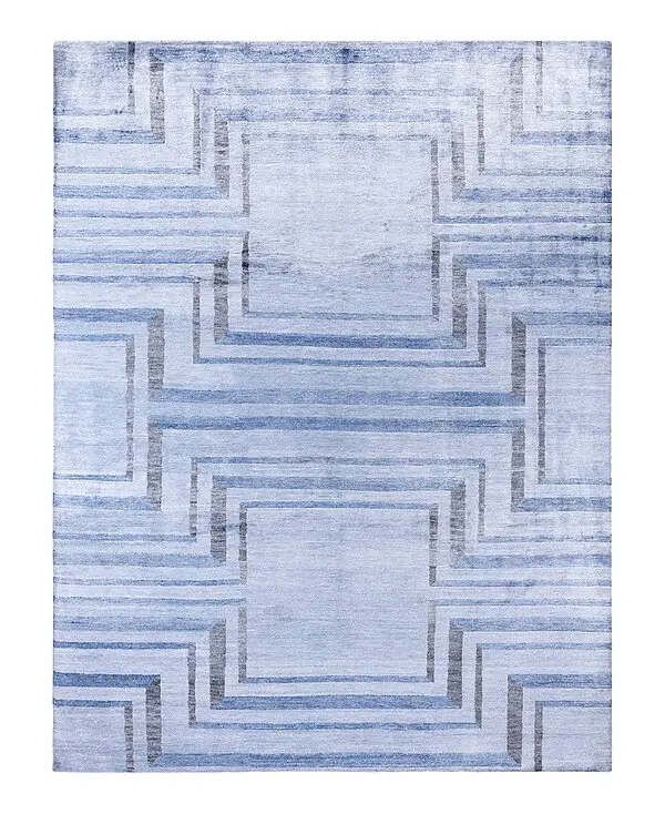 Bloomingdale'S Indo Modern M7971 Area Rug, 9'1 X 12 - Gray