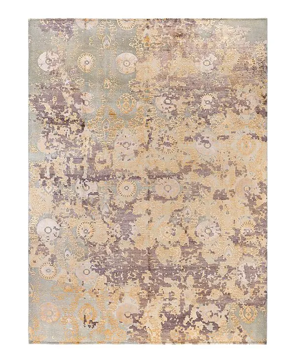 Bloomingdale'S Indian Oak M7136 Area Rug, 8'10 X 11'10 - Gray