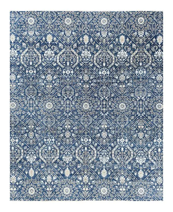 Bloomingdale'S Indian Oak M7028 Area Rug, 8' X 10 - Navy