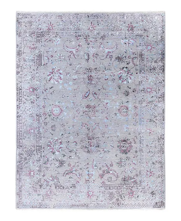Bloomingdale'S Indian Oak M8186 Area Rug, 9'1 X 12 - Gray