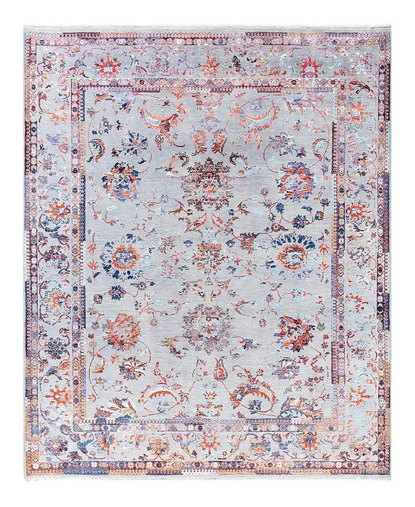 Bloomingdale'S Indian Oak M7711 Area Rug, 8'2 X 9'10 - Gray