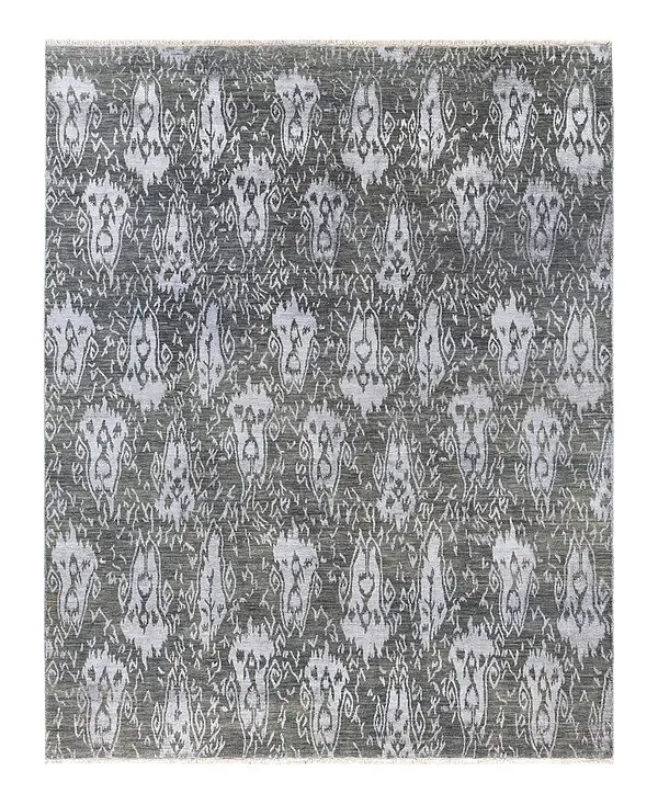 Bloomingdale'S Indian Oak M6243 Area Rug, 8'1 X 10'2 - Gray