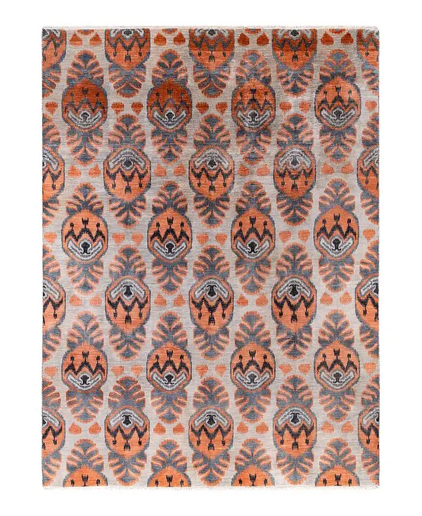 Bloomingdale'S Indian Oak M6139 Area Rug, 9' X 12'3 - Gray