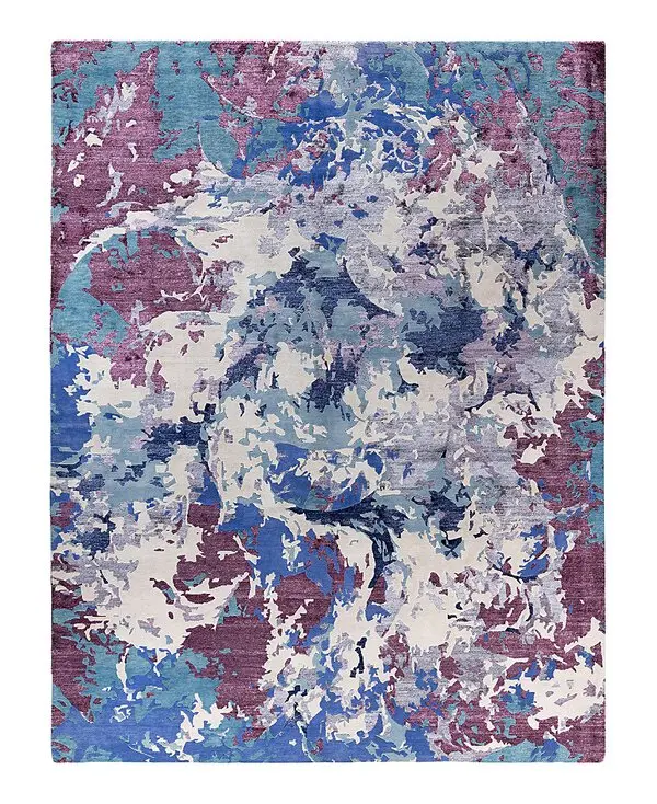 Bloomingdale'S Indo Modern M7442 Area Rug, 9'3 X 12'1 - Gray