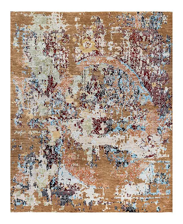 Bloomingdale'S Indian Oak M7566 Area Rug, 8'2 X 10'2 - Brown
