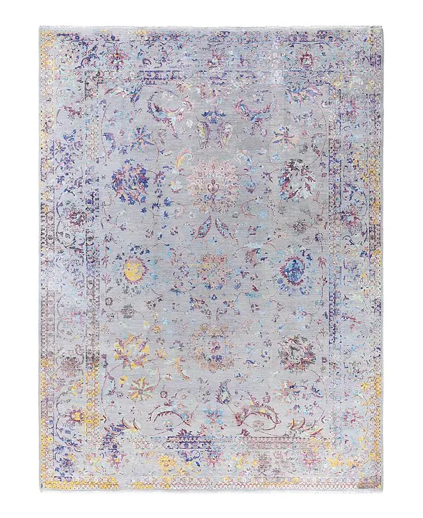 Bloomingdale'S Indian Oak M7691 Area Rug, 9'1 X 12'3 - Gray