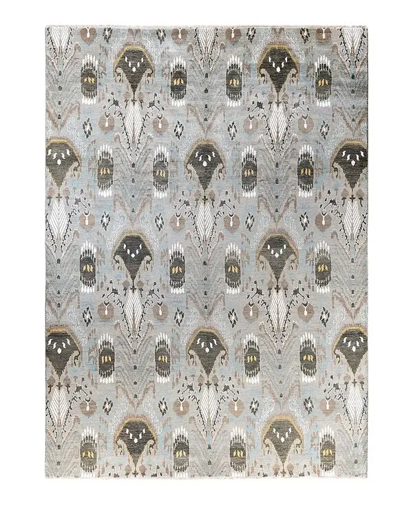 Bloomingdale'S Indian Oak M6224 Area Rug, 8'10 X 12'8 - Gray
