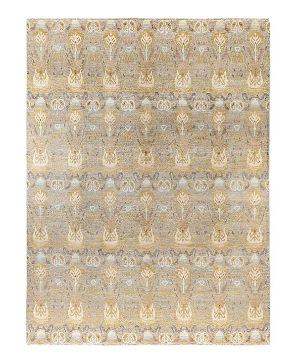 Bloomingdale'S Indian Oak M6242 Area Rug, 9'2 X 12'2 - Gray
