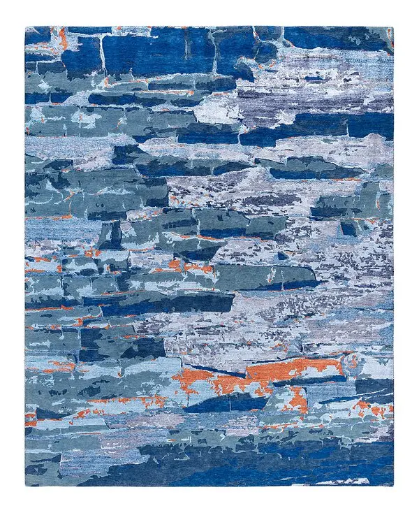 Bloomingdale'S Indo Modern M7417 Area Rug, 8'3 X 10'3 - Gray