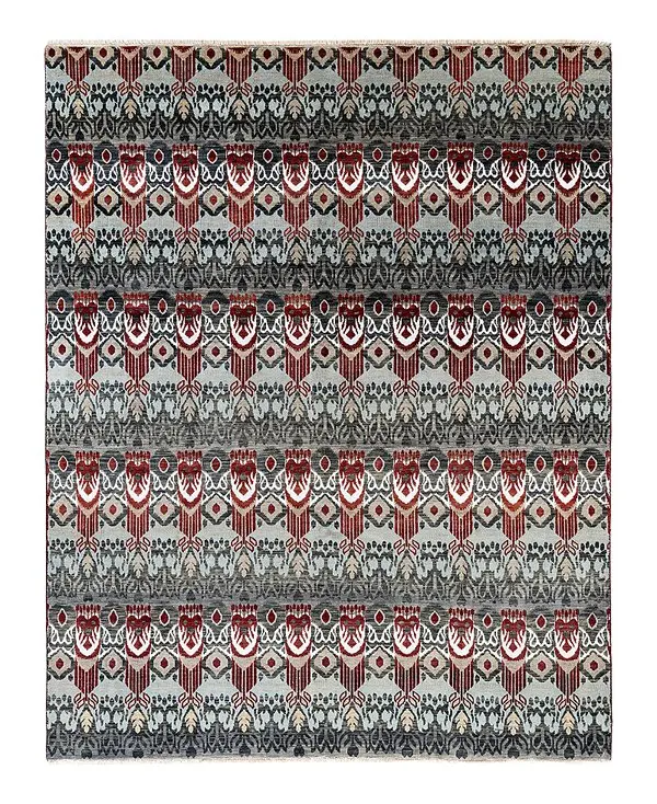 Bloomingdale'S Indian Oak M6013 Area Rug, 8'1 X 10'1 - Gray
