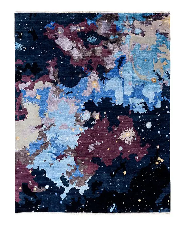 Bloomingdale'S Indian Oak M6967 Area Rug, 8'1 X 10'6 - Black