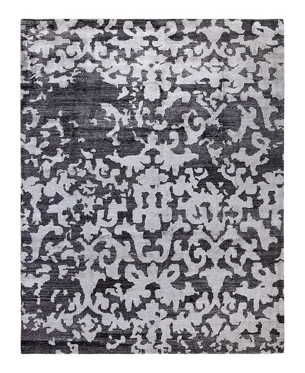 Bloomingdale'S Indo Modern M6763 Area Rug, 8'1 X 10'1 - Black