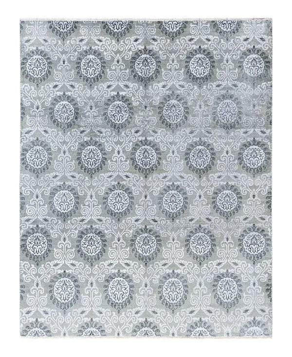 Bloomingdale'S Indian Oak M6479 Area Rug, 8'1 X 10'2 - Gray