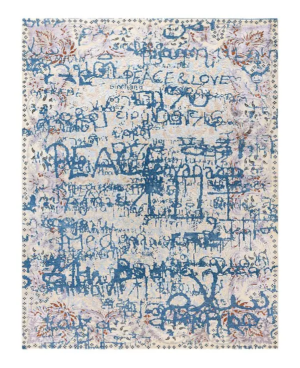 Bloomingdale'S Indian Oak M7296 Area Rug, 8'1 X 10'3 - Ivory