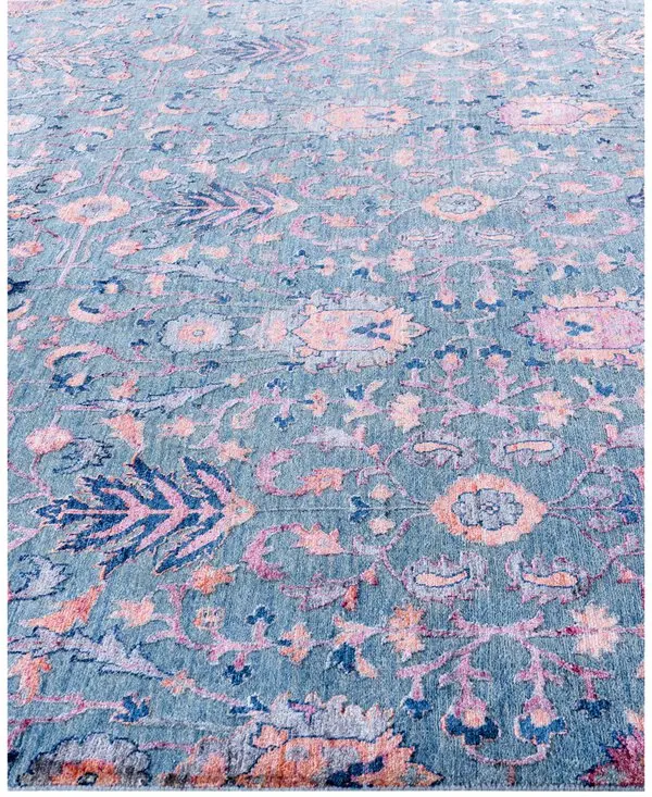 Bloomingdale'S Indian Oak M7649 Area Rug, 8'2 X 10'3 - Gray
