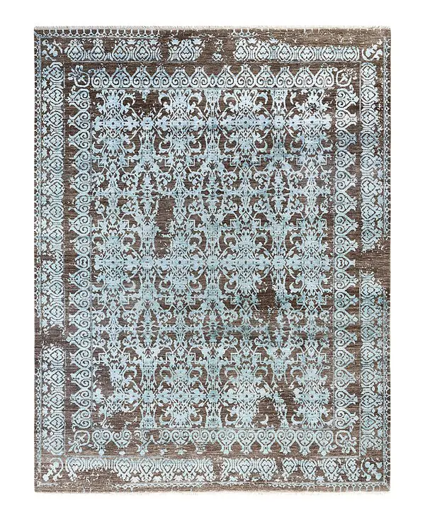 Bloomingdale'S Indian Oak M6524 Area Rug, 8'2 X 10'5 - Brown