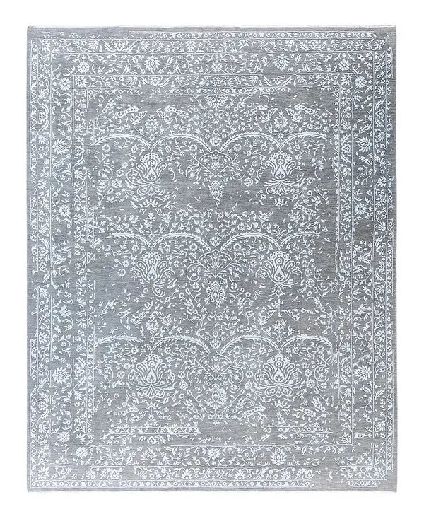 Bloomingdale'S Indian Oak M7367 Area Rug, 8'1 X 10'1 - Gray