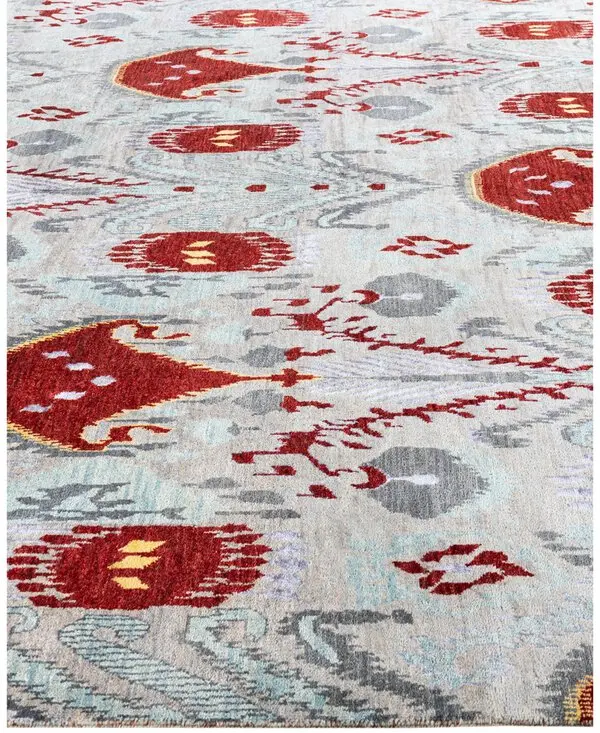 Bloomingdale'S Indian Oak M6079 Area Rug, 8'2 X 10'3 - Red