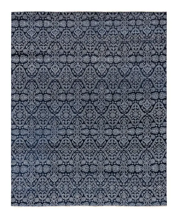 Bloomingdale'S Indian Oak M7836 Area Rug, 8'2 X 10'2 - Black