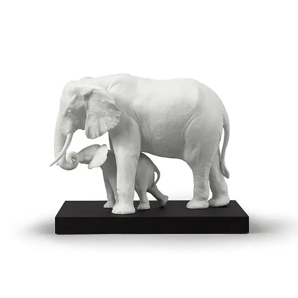LLADRO Leading The Way Elephant Sculpture - Multi