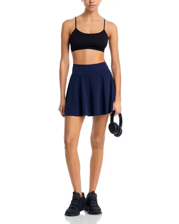 Aqua Athletic Perforated Skort - Navy