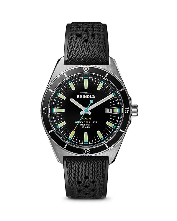 Shinola Duck 1040 40mm Watch - Black/black