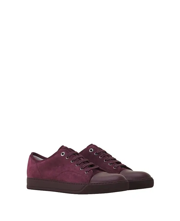 LANVIN Leather And Suede Dbb1 Sneakers - Bacchus