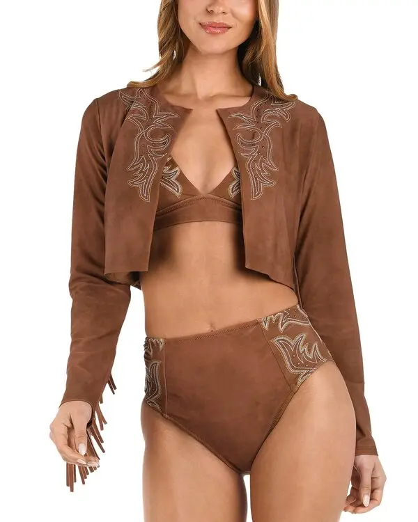 L'Agence Adeline Cover Up Bolero Cardigan