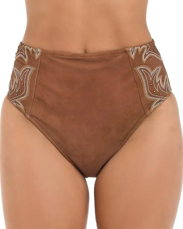 L'Agence Vanessa Bolero Bikini Bottom - Bronze