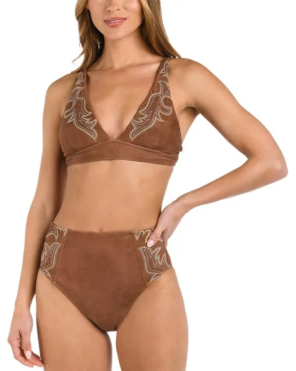 L'Agence Vanessa Bolero Bikini Bottom - Bronze