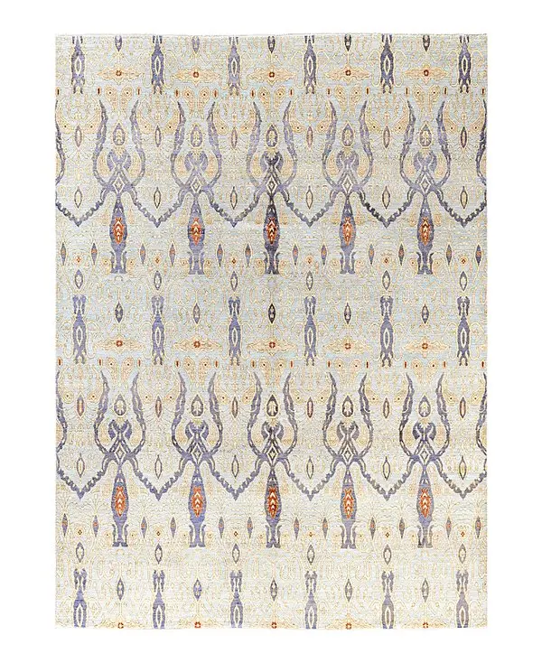 Bloomingdale'S Indian Oak M7004 Area Rug, 8'1 X 9'10 - Gray