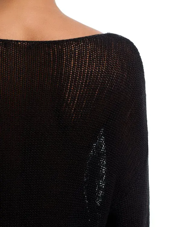 L'Agence Ethan V-neck Sweater - Black